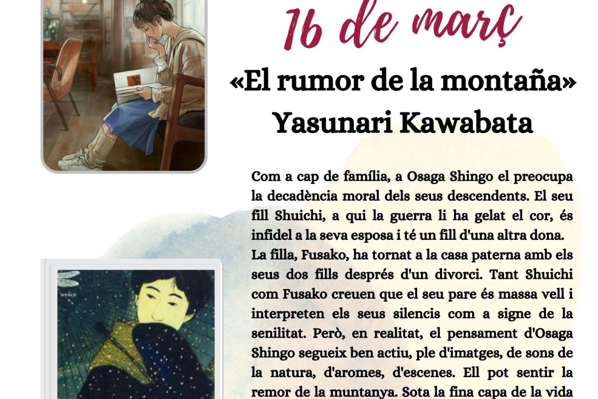 El rumor de la montaña, de Yasunari Kawabata - Club de Lectors i ... El rumor de la montaña, de Yasunari Kawabata - Club de Lectors i ...
